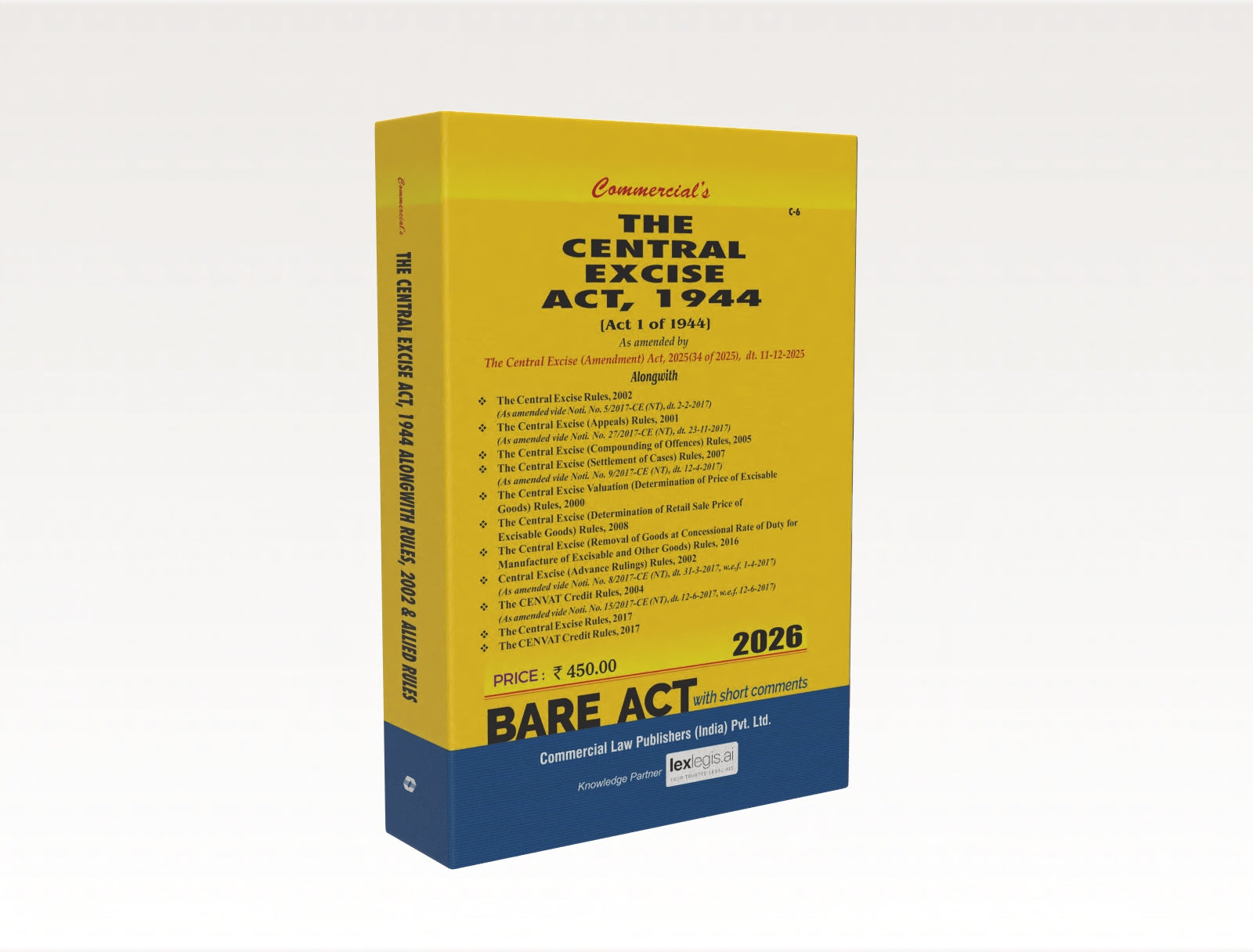 The Central Excise Act, 1944 (E-Book) – Commercial Law Publishers