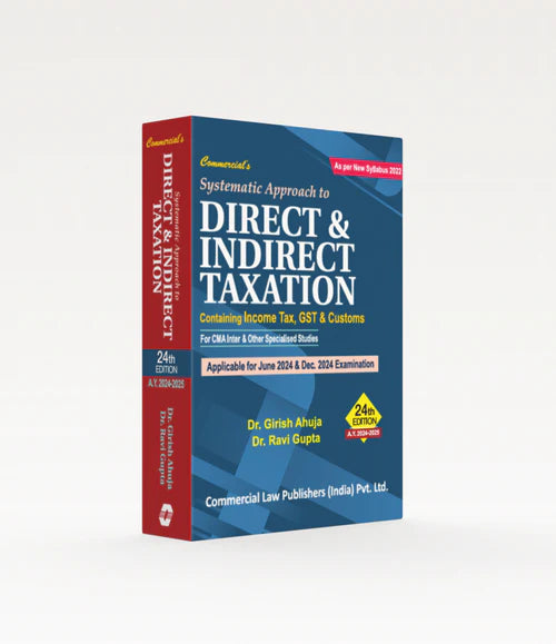 Systematic Approach To Direct & Indirect Taxation (E-Book) – Commercial ...