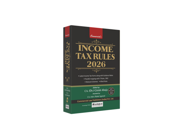 Income Tax Rules 2026 (E-Book) – Commercial Law Publishers
